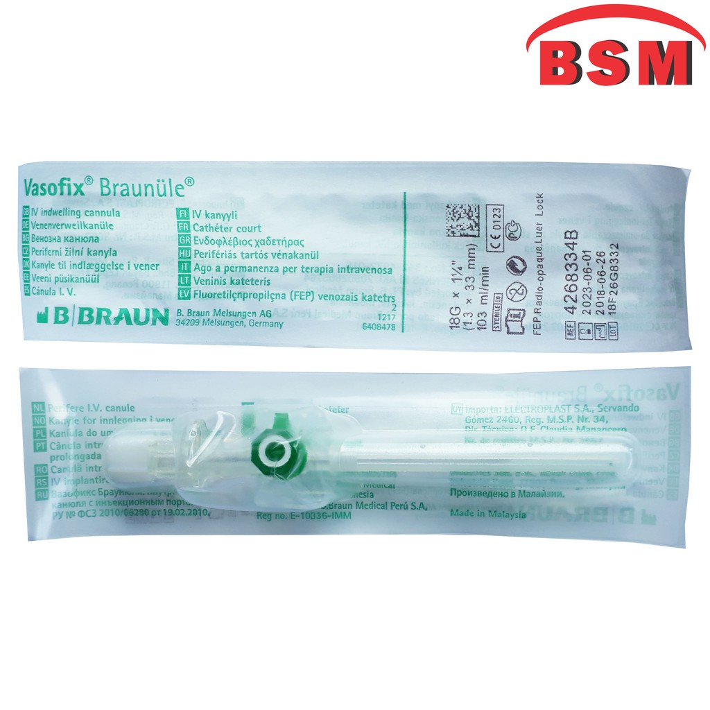 Jual IV Vasofix 18 G B Braun Vasofix I.V Catheter No 18G | Shopee Indonesia