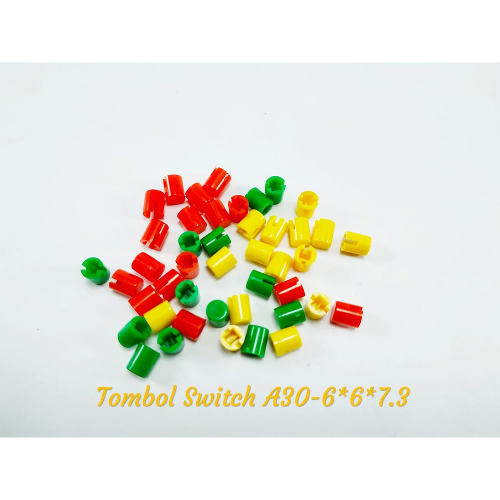 Jual Tombol Switch-Tactile Push Button Switch 6*6*7.3MM Micro switch ...