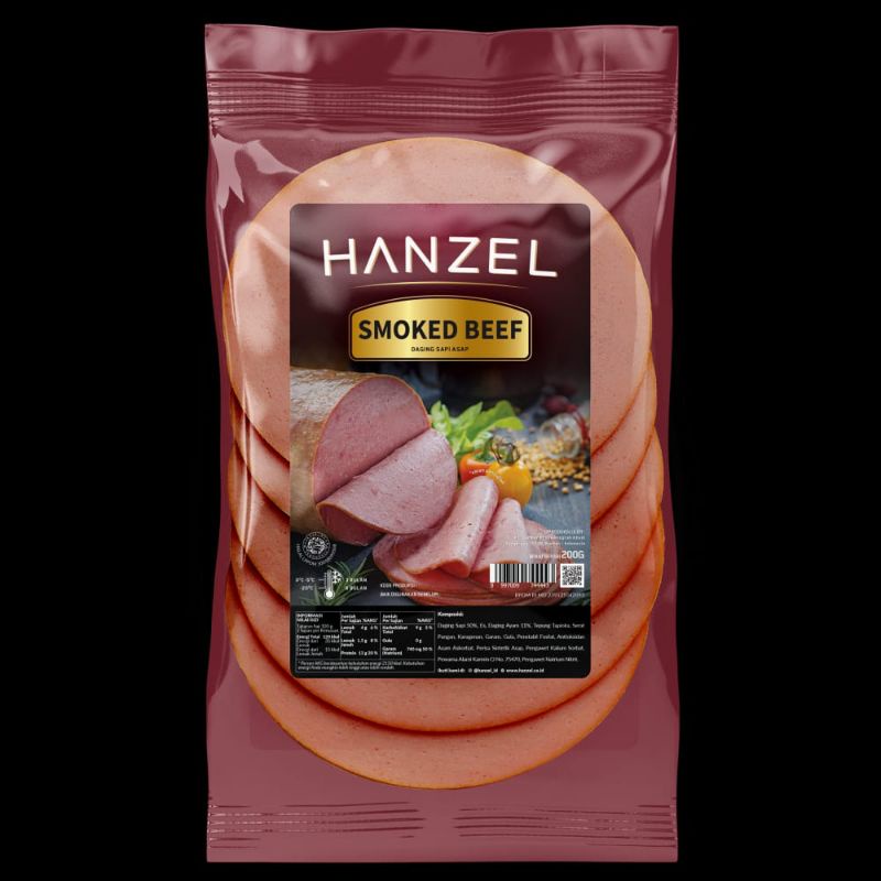Jual HANZEL SMOKED BEEF 200GRAM | Shopee Indonesia