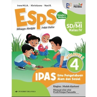 Jual KURIKULUM MERDEKA BUKU ESPS IPAS Kelas 1 2 3 4 5 6 SD/MI Penerbit Erlangga - Irene M.J.A ...