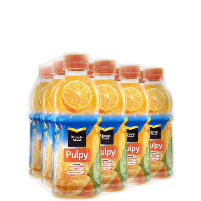 Jual Minute Maid Pulpy Orange 300 mL x 12 | Shopee Indonesia