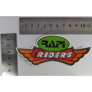 Jual STICKER LOGO RAPI RIDER UKURAN 11 X 5 CM | Shopee Indonesia