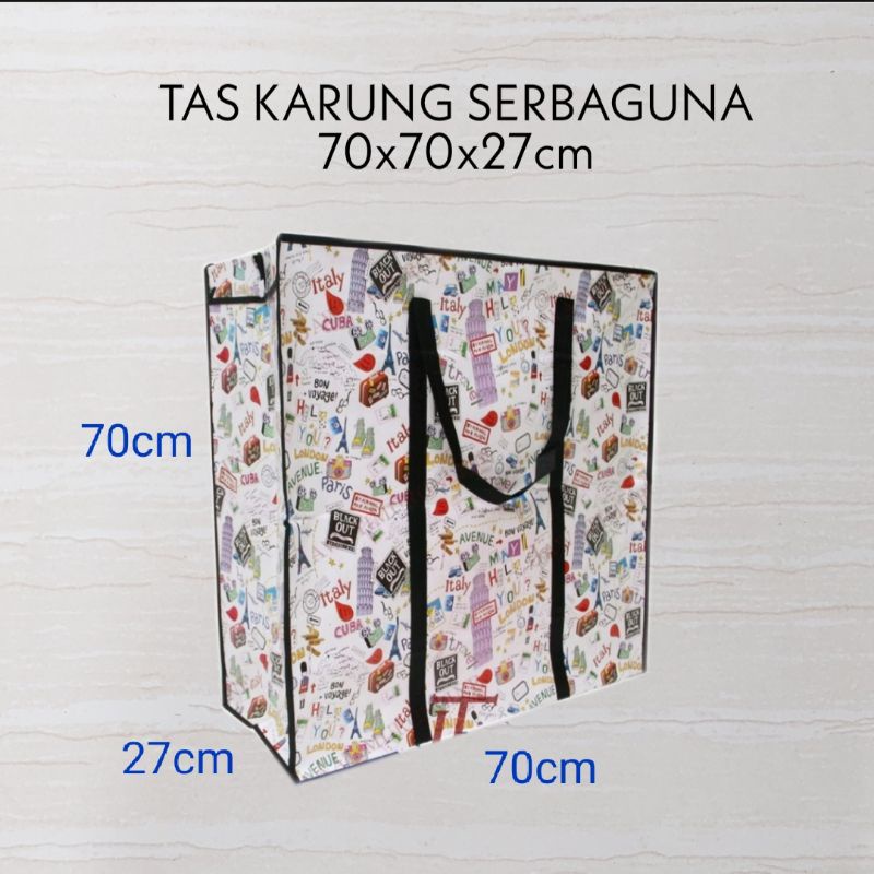 Jual Tas Karung Serbaguna / Tas Loundry Tas Belanja ukuran 70x70x30cm ...