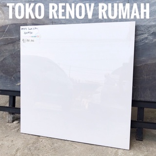 Jual granit 60x60 putih polos (GLOSSY)/ granit putih polos/ granit ...