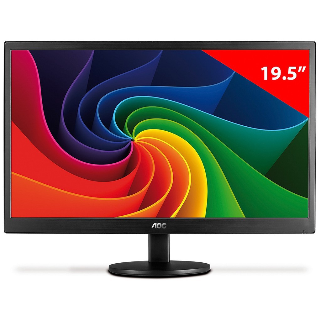 Jual AOC E2070SWN Monitor LED 19'5 inch 20in 20inch | Shopee Indonesia