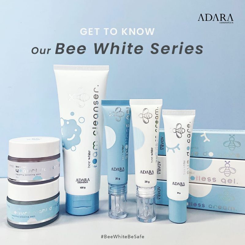 Jual ADARA BEE WHITE Spotless Gel / Cream / Cleanser / Eye Do Care ...