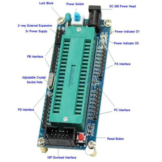 Jual Sistem Minimum System Atmega16 Atmega32 Atmega8535 40 Pin Avr Sismin Efgad774 Juara ...