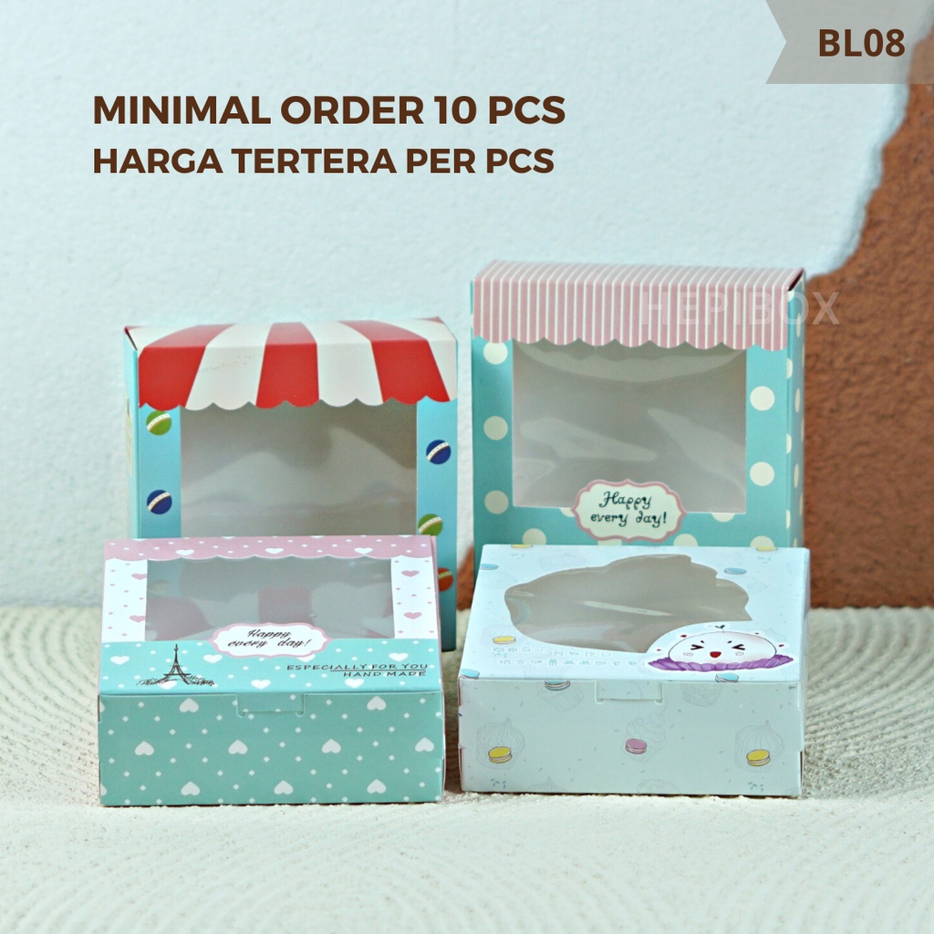 Jual Box Mika Box Kue Box Brownies Box Cake Box Spiku Kotak Donat ...