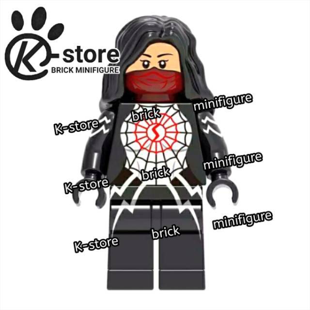 Jual Lego silk cindy moon spider-man spiderman spider man minifigure ...