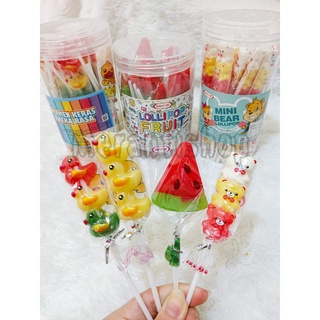 Jual Sweet Me Permen Lolipop Mini Bear Eceran / Mini Bear Lollipop ...