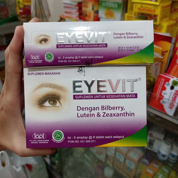 Eyevit 1 box 5 strips | Shopee Indonesia