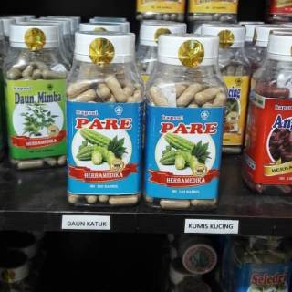 Jual Kapsul PARE HERBAMEDIKA isi 120 kapsul | Shopee Indonesia