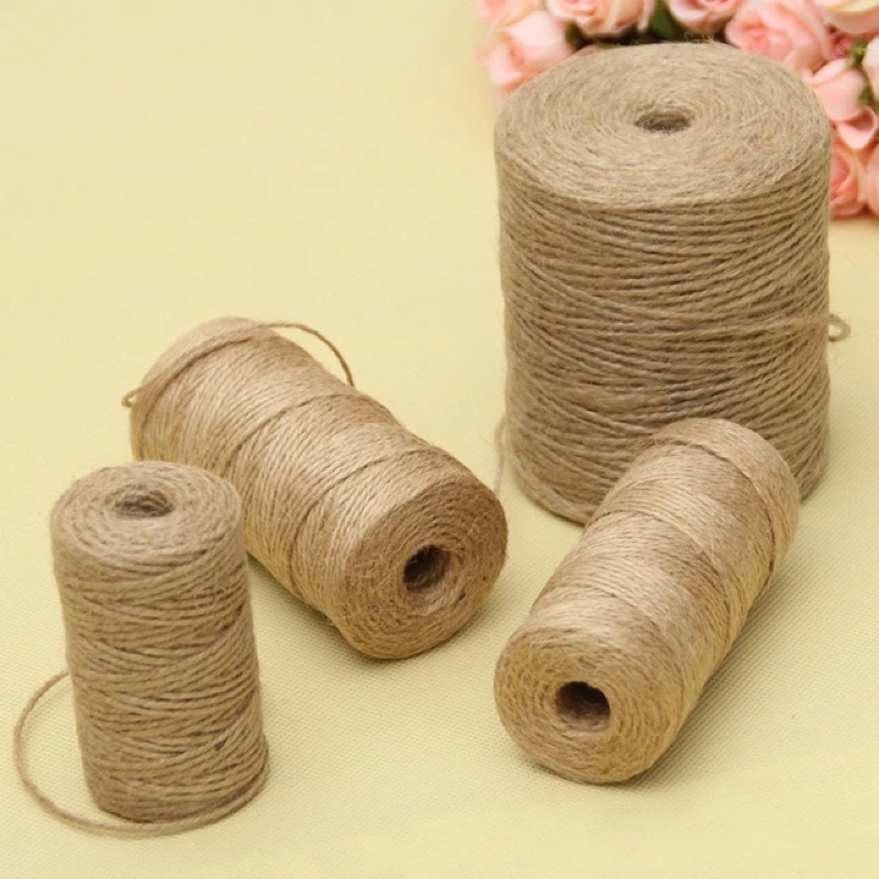 Jual 100 meter Tali Goni 2mm - Tali Serat Nanas - Tali Goni - Burlap ...