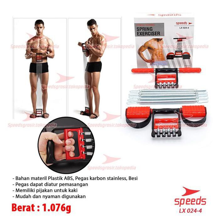 Jual NEW!! SPRING CHEST PULL EXCERCISER / ALAT FITNESS 3IN1 PORTABLE ...