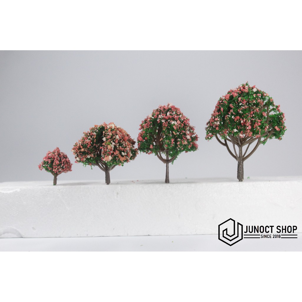 Jual MAKET POHON BUNGA PINK SAKURA SKALA 1:50 1:64 1:75 1:87 1:100 1: ...