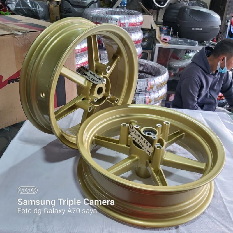 Jual Velg Nmax New - Nmax old Vrossi Venom Star / Velg lebar Nmax Old ...