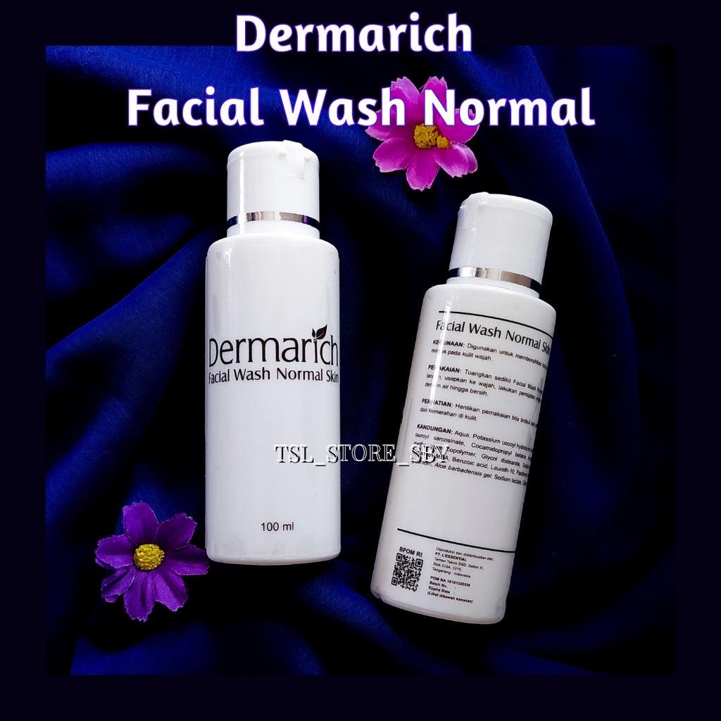 Jual Skincare Dermarich Facial Wash Normal Skin | Sabun Wajah Untuk ...