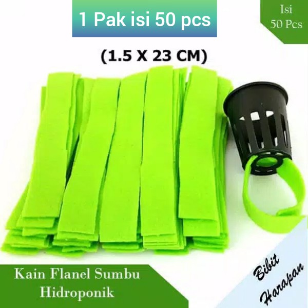 Jual Kain Flanel Hidroponik Media Tanam Paket 50 pcs | Shopee Indonesia