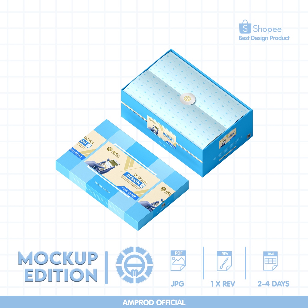 Jual JASA DESAIN PRODUK MOCKUP / DESAIN BOX SEPATU / BOX SERBAGUNA ...
