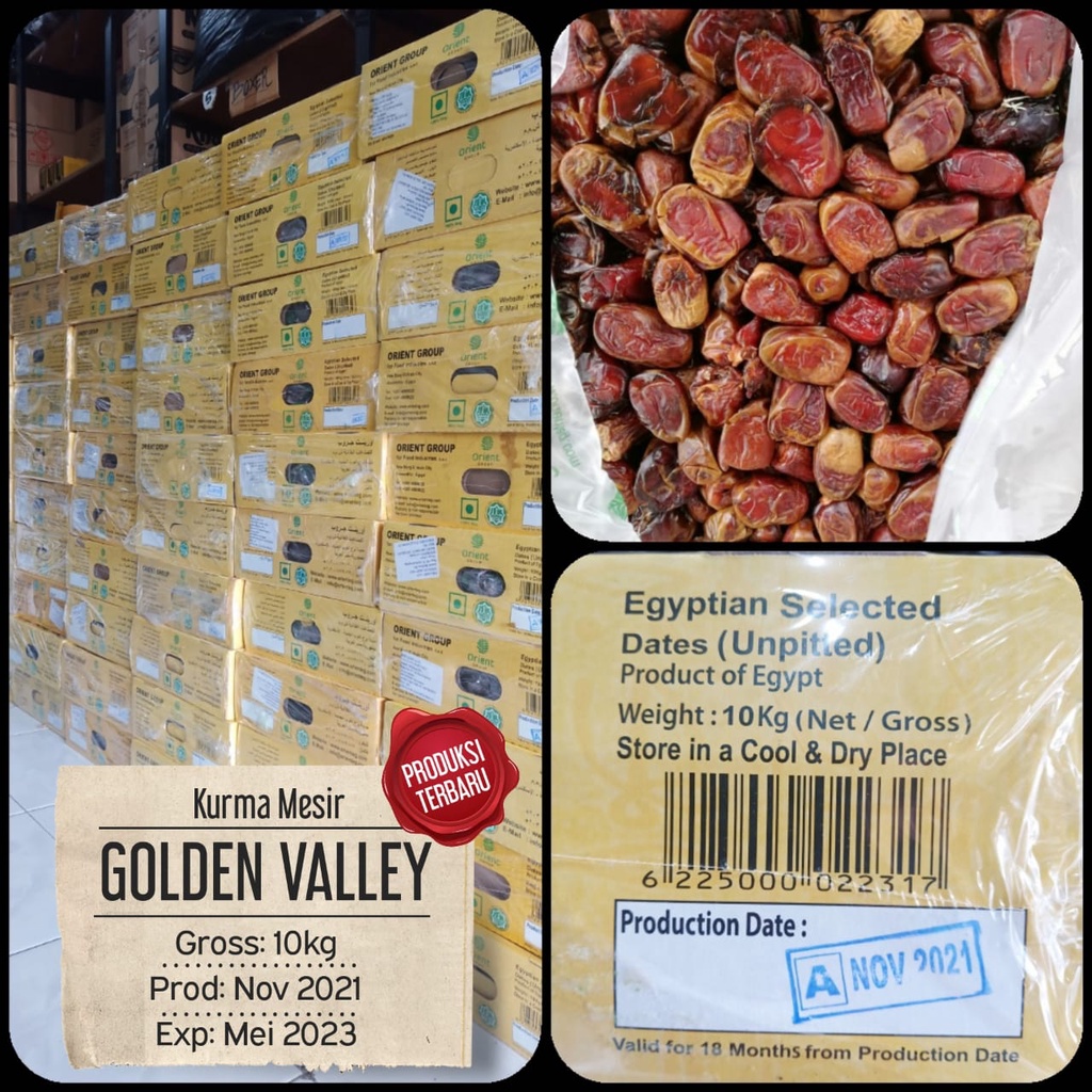 Jual Kurma Golden Valley 10 Kg | Shopee Indonesia