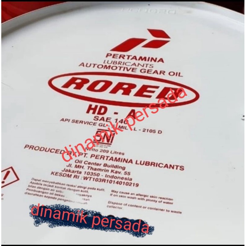 Jual oli RORED HD-A 140 drum 209ltr | Shopee Indonesia
