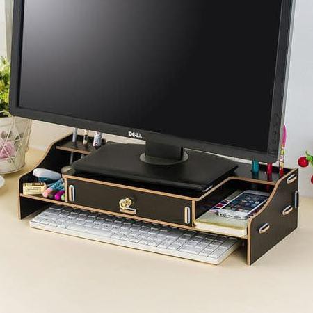 Jual Storage Desktop, Rak Monitor, Rak Laptop, Meja Monitor - Hitam ...
