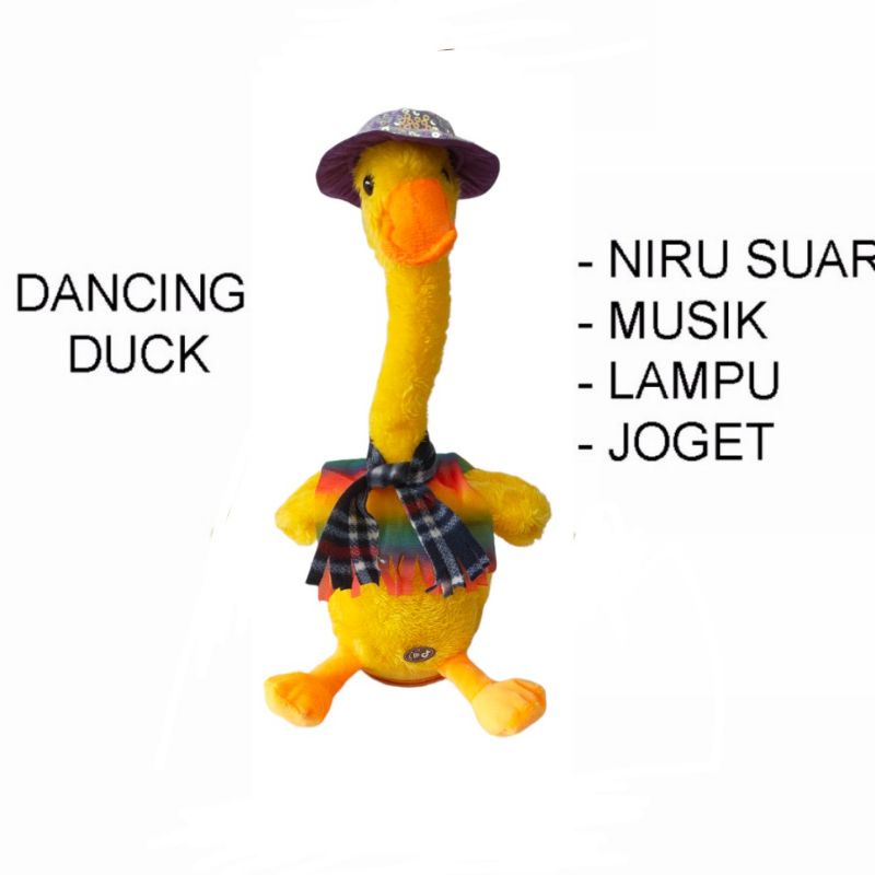 Jual Mainan Anak Bebek Joget Rekam Suara Tiru Suara Dancing Kactus ...