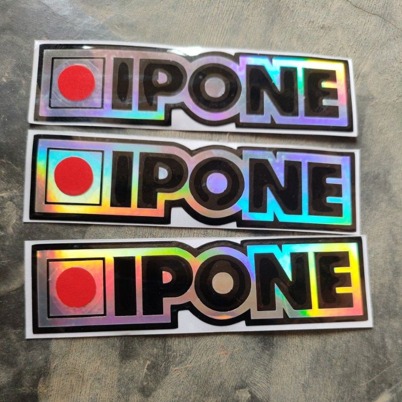 Jual STICKER IPONE CUTTING HOLOGRAM | Shopee Indonesia