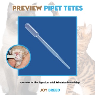 Jual PIPET TETES KUCING PIPET UNTUK PEMBERIAN OBAT ATAU SUSU HEWAN 3ML ...