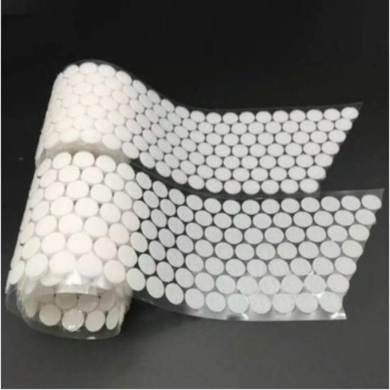 Jual velcro bulat dot perekat serbaguna/ activity book / velcro busy ...