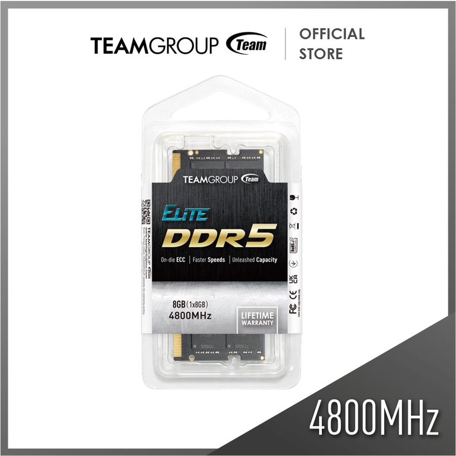 Jual Teamgroup Memory Notebook Elite DDR5 8GB PC 4800Mhz | Shopee Indonesia