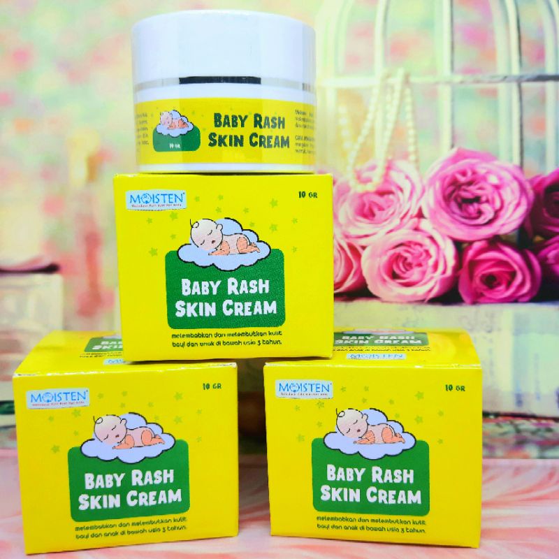Jual Moisten Baby Rash Skin Cream 10g Krim Ruam Popok Anti Iritasi Post ...