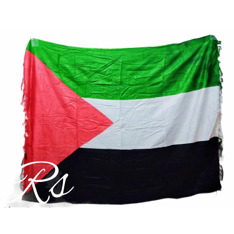 Jual COD KAIN BALI CORAK BENDERA PALESTINE/KAIN MOTIF BENDERA PALESTINA ...
