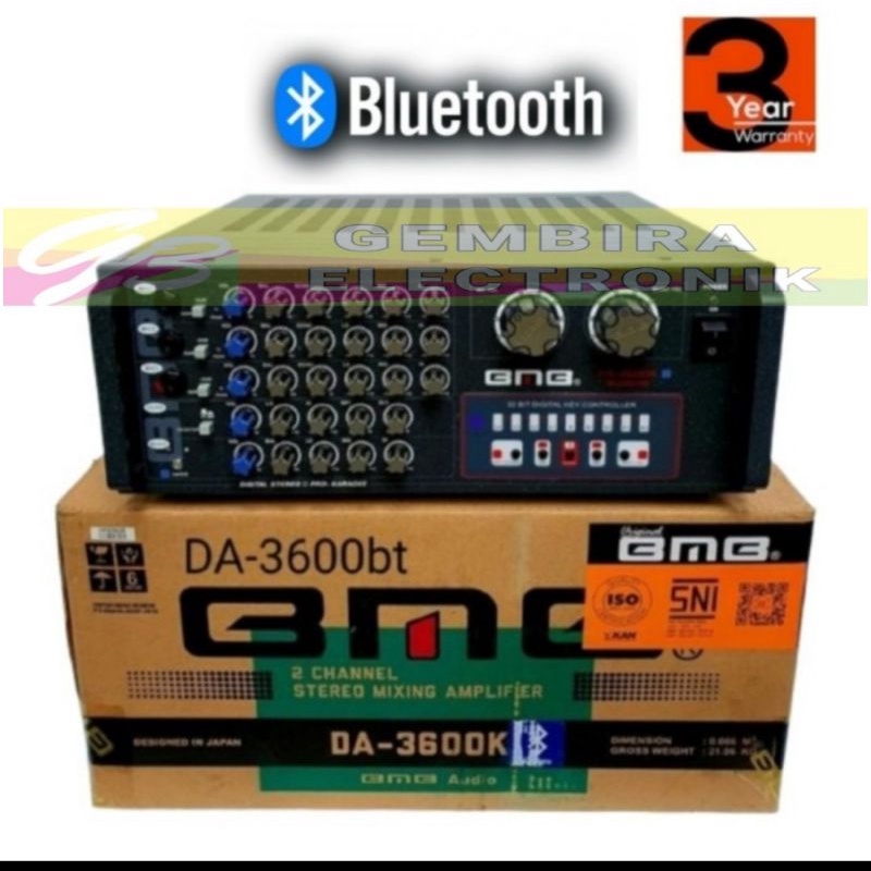 Jual AMPLIFIER BMB DA3600K BLUETOOTH ORIGINAL DA 3600 K 600 WATT ...