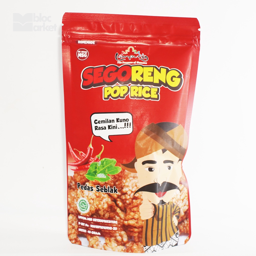 Jual SEGORENG RASA SEBLAK 45GR | KERIPIK SEBLAK | Shopee Indonesia