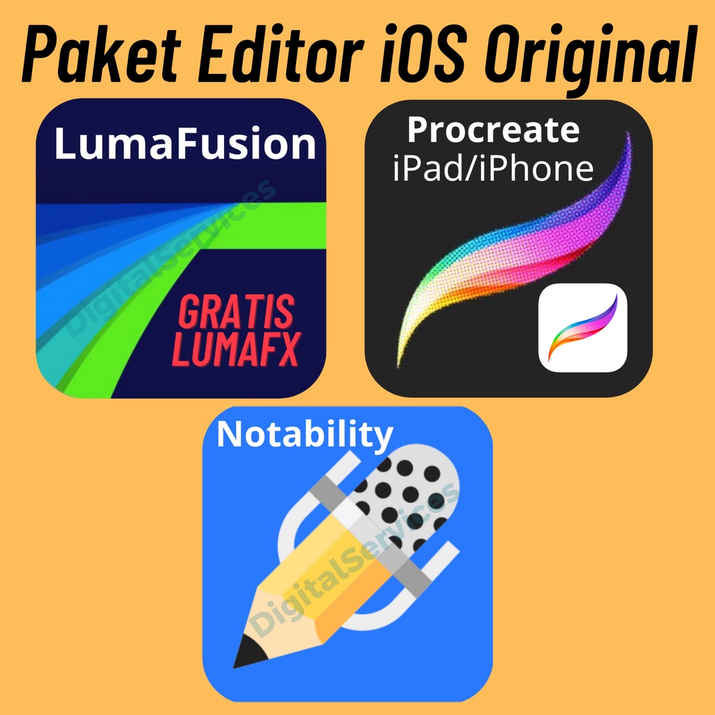 Jual Paket Lumafusion Pro, Procreate, Notability ORIGINAL Indonesia ... Jual Paket Lumafusion Pro, Procreate, Notability ORIGINAL Indonesia ...