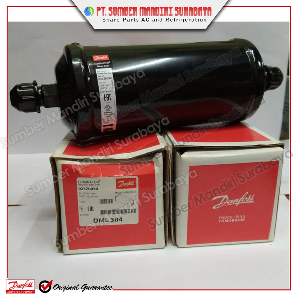 Jual FILTER DRIER DANFOSS DML 304 - 1/2" ( 023Z0050 ) | Shopee Indonesia