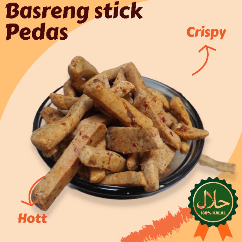 Jual Basreng stick bumbu kering extra pedas | Shopee Indonesia