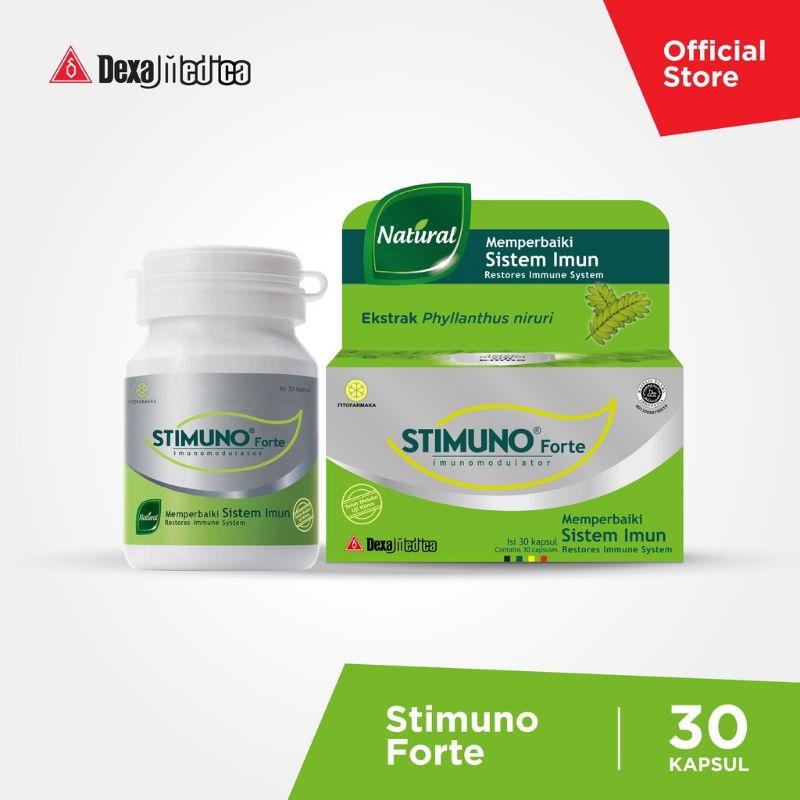 Jual Stimuno Forte 30 Kapsul Herbal untuk Imun Tubuh Multivitamin ...