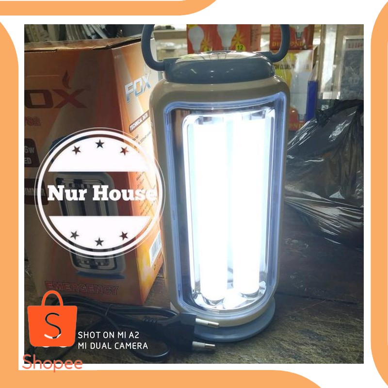 Jual Dijual perkakas lampu cas led emergency fox 782 tahan lama hingga ...