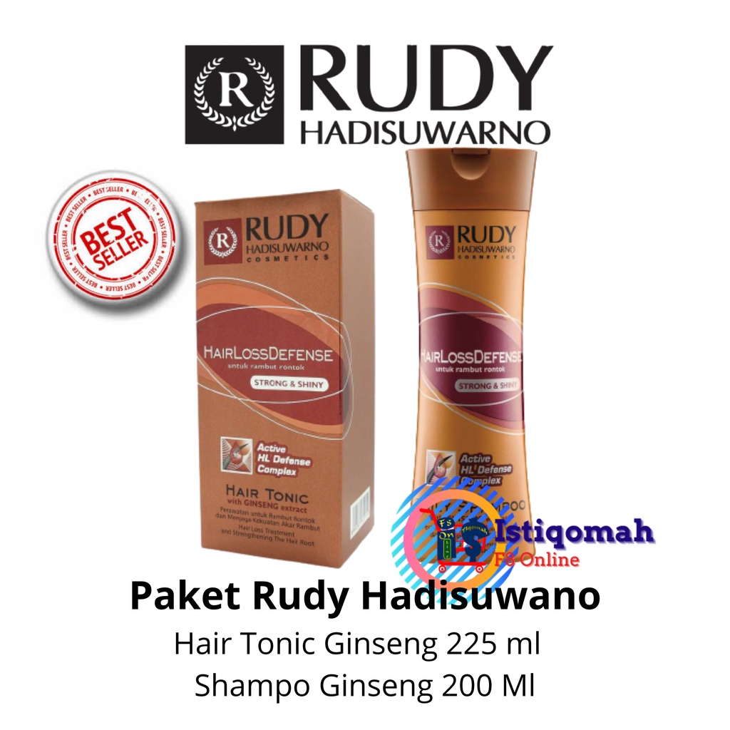 Jual Paket Rudy Hadisuwarno Hair Tonic Ginseng 225 ml / Shampo Ginseng 200 ml | Shopee Indonesia