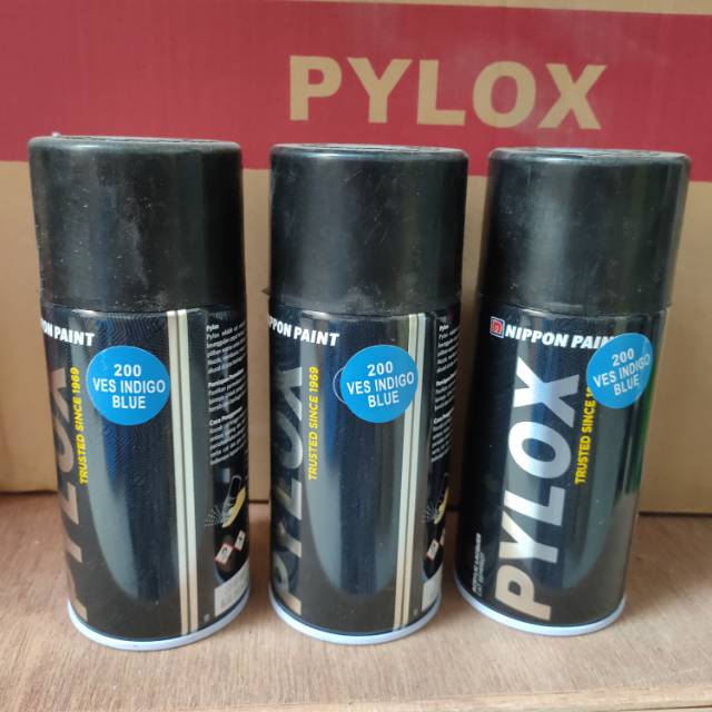 Jual Cat Pylox ves indigo blue 200 (300cc) | Shopee Indonesia