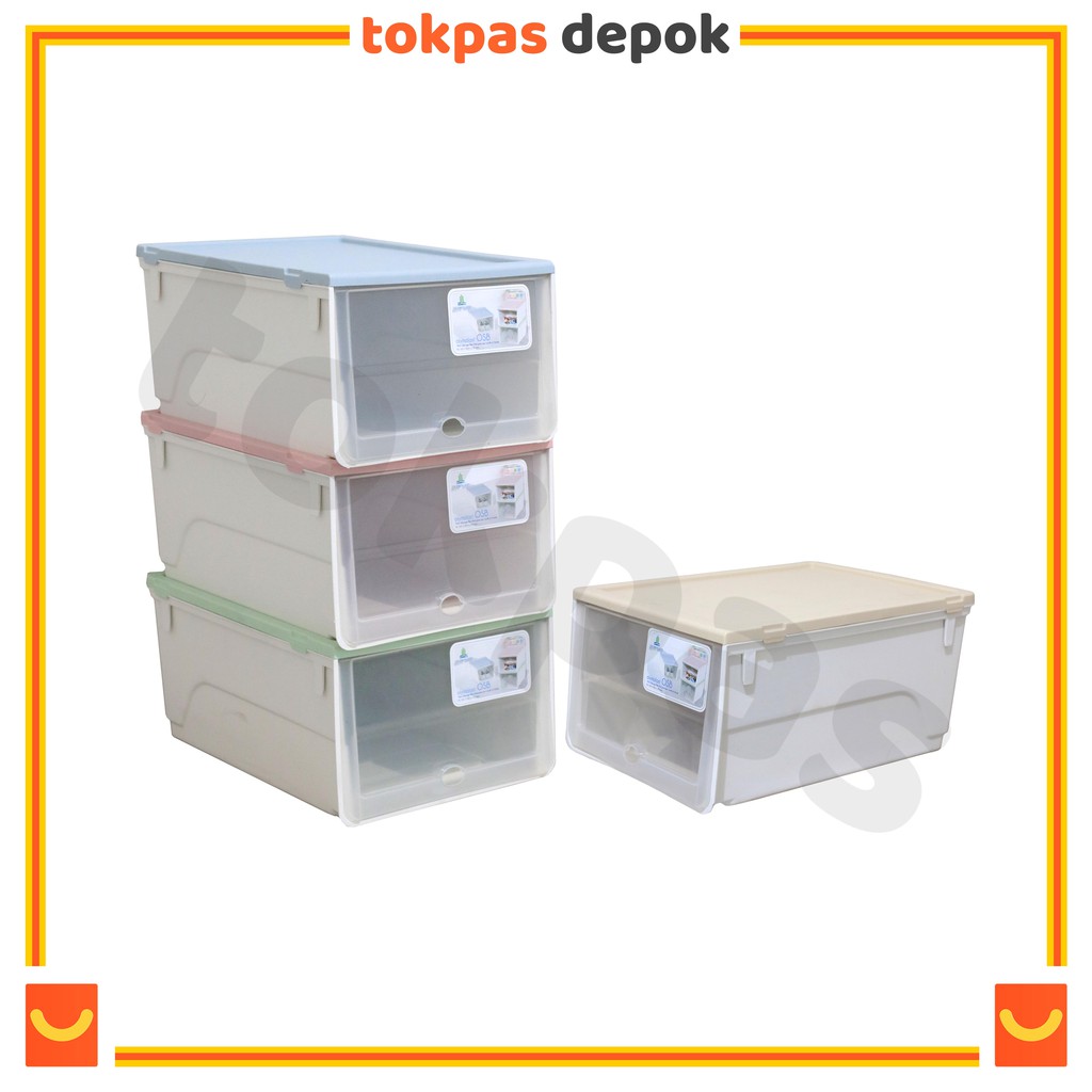 Jual Kotak Penyimpanan Serbaguna Laci Plastik OSB Storage Box Olymplast ...
