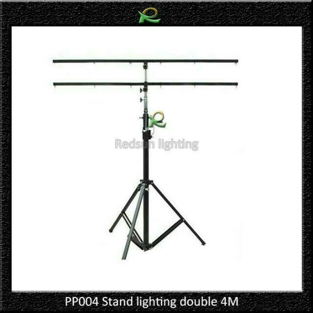 Jual tripod stand lampu lighting parled 4m double | Shopee Indonesia