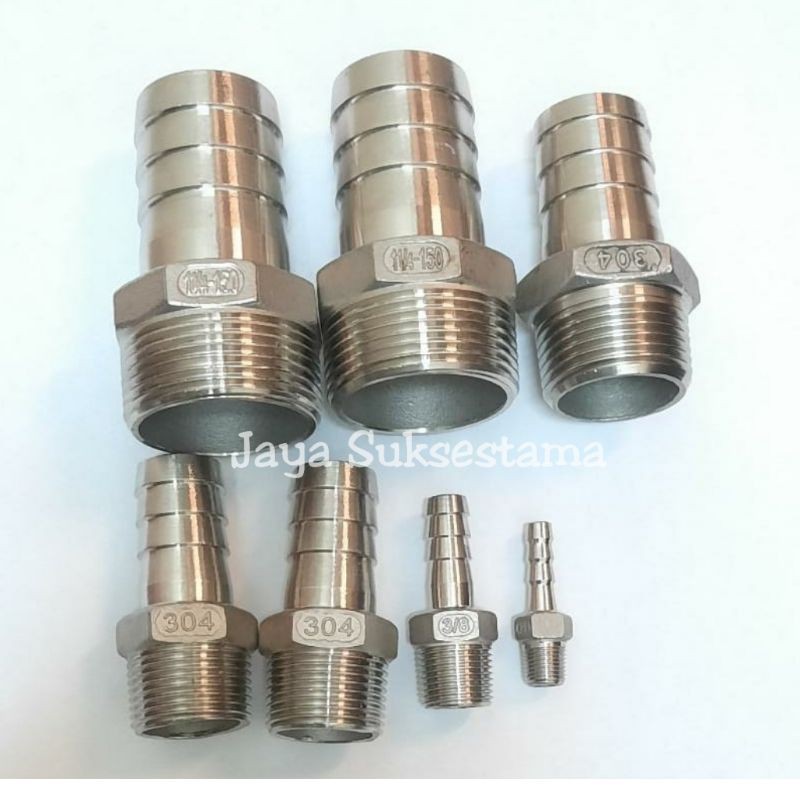 Jual Hex Hose 2" inch Stainless SS304 / King Nepel / Nipple 2" inchi ...