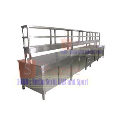 Jual MEJA LABORATORIUM Island Bench Stainless Steel 400x120 | Shopee ...