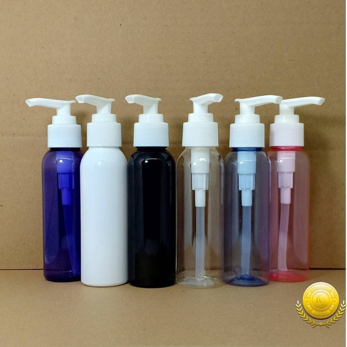 Jual Botol Pump 100ml Tutup Putih l Botol Handsanitizer Gel l Botol ...