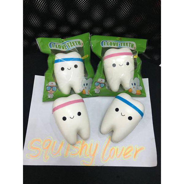 Jual Squishy Gigi/I Love Teeth Squishy Teeth | Shopee Indonesia