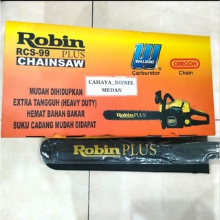 Jual RCS 99 ROBIN PLUS CHAINSAW 54, 6 CC BAR 22 inchi BAJA MESIN MEREK ...