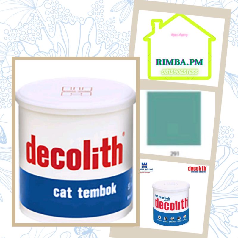 Cat Tembok Interior Decolith 291 Hijau Tua 5 Kg | Shopee Indonesia